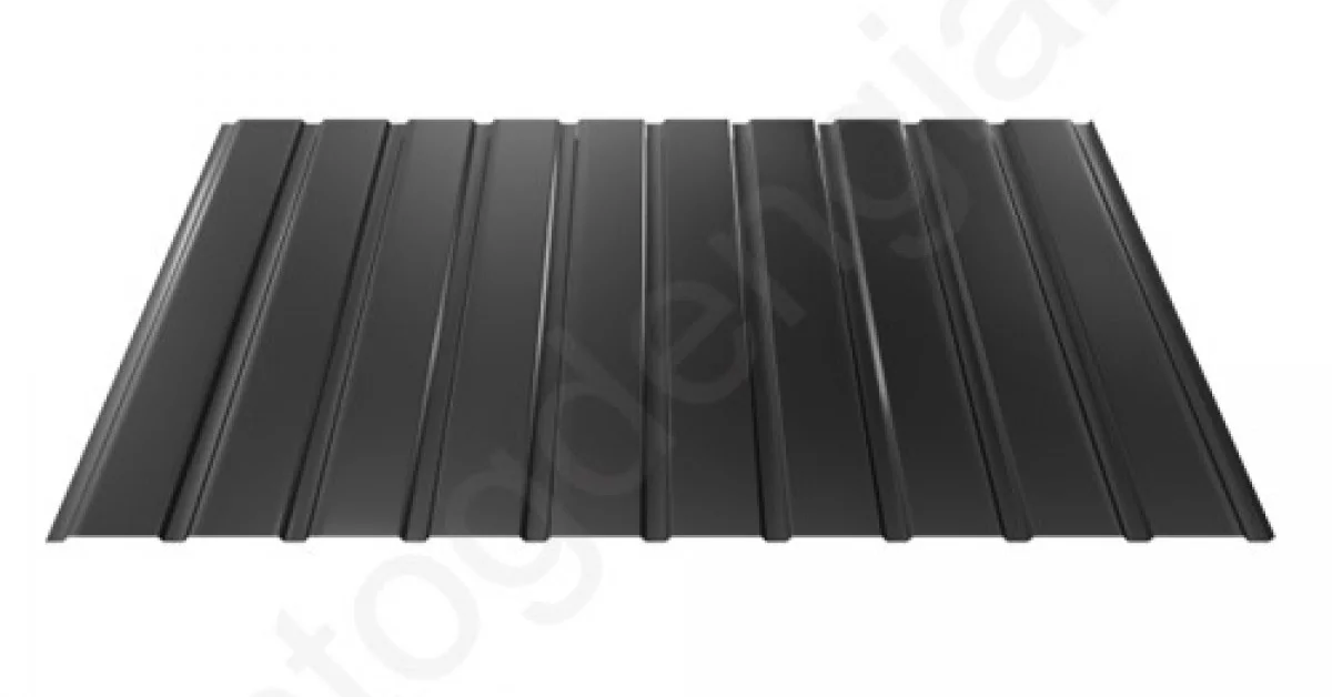 Hanbud trapecinė skarda kaminui T7, 0,50 mm, 1220 x 2000 mm (2,37 m² ...